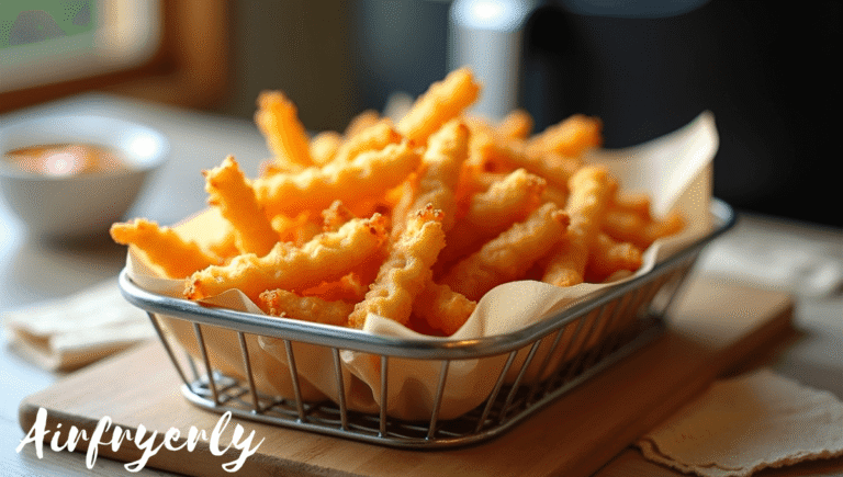 5-Min Air Fry Ore Ida Golden Crinkles – Perfectly Crispy Joy!